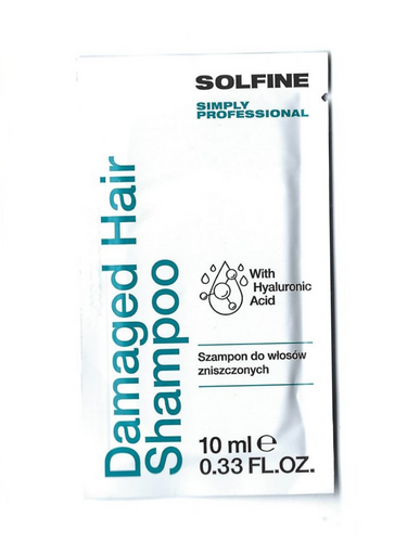 Solfine Care szampon do włosów zniszczonych damaged 10ml - sklep Fryzart.pl