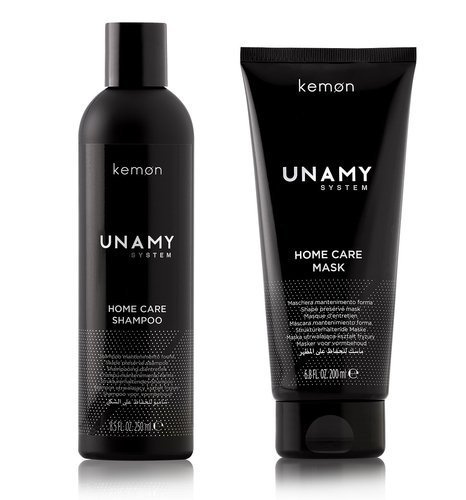 Kemon, Unamy, szampon + maska po zabiegu keratynowego prostowania ...